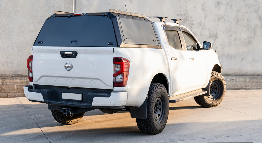 BLACK ALUMINIUM TUB CANOPY FOR NISSAN NAVARA NP300 2015-2023 – ERolla